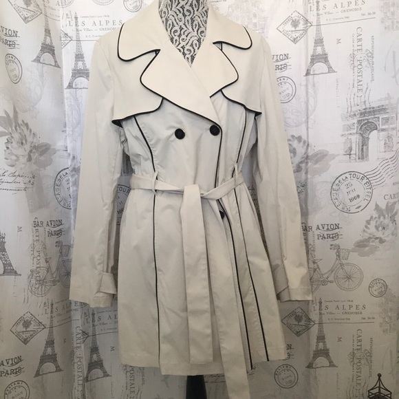 Eric Signature | Jackets & Coats | Eric Signature Trench Coat Nwt Cream ...